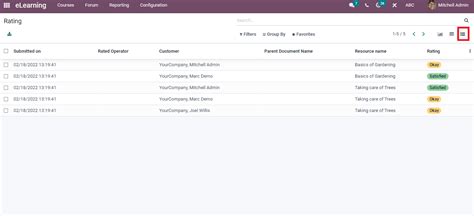Reviews And Certifications In The Odoo 15 Elearning Module