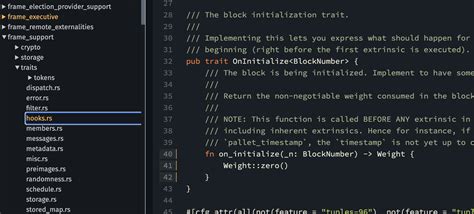 polkadot where can i find reading source code functions on idle on