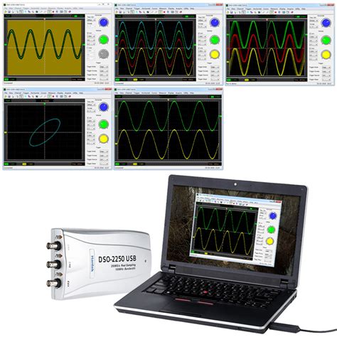 Hantek Dso2250 Professional Oscilloscope Pc Based Usb Digital Storage Virtual Oscilloscope 2