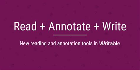 Read Annotate Write In Writable Writable