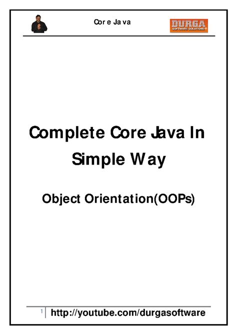 5 computer science and enginnering complete core java in simple way