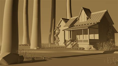 3d environment design on behance