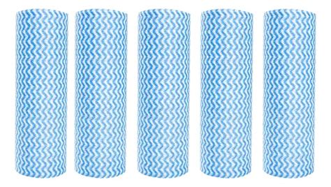 Kit 5 Rolo Pano Multiuso Perflex Azul Reutilizável Lavável Mercadolivre