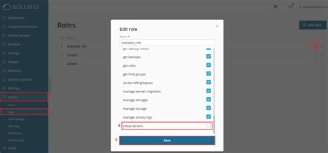 How To Remove Permission To Resize VPS From SolusIO User Solus