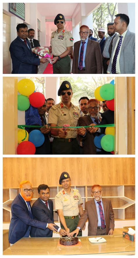 The Principal Of Adamjee Cantonment College Inaugurated The Newly Renovated Physics Department