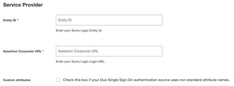Duo Single Sign On For Sumo Logic Duo Security