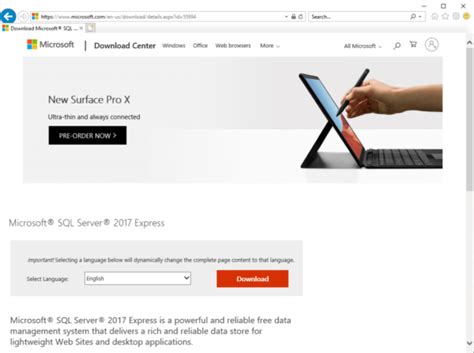 install and configure ms sql server express on windows serverspace
