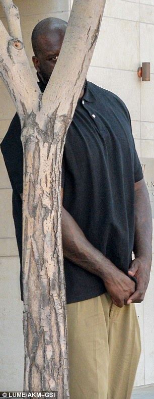 Shaquille Oneal Goofs Around With The Camera As He Hides His 71