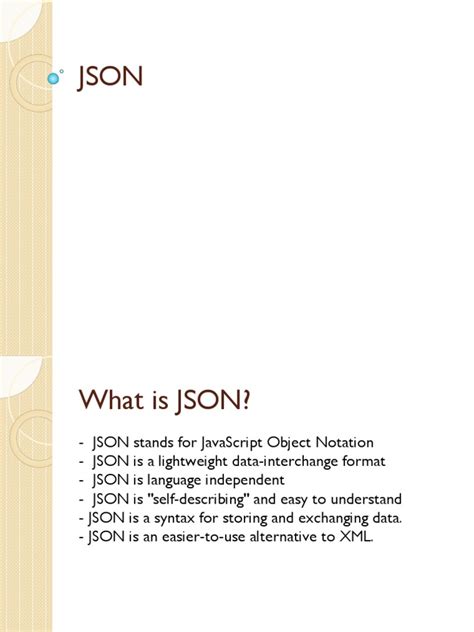 What Is Json Understanding Javascript Object Notation Pdf