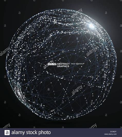 Abstract Sphere Wireframe Illustration