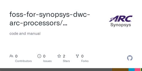 Github Foss For Synopsys Dwc Arc Processorsliteoskernel Code And