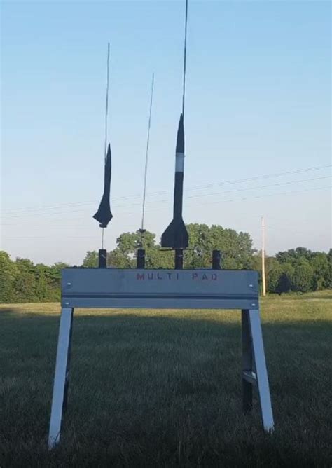 Model Rocket Launch Controller And Multipad Launch Pad Por Inverted