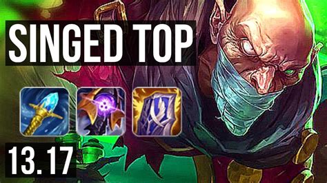 Singed Vs Irelia Top 900 Games 8413 Kr Master 1317 Youtube