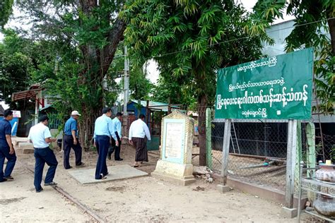 မကွေးတိုင်းဒေသကြီးအစိုးရအဖွဲ့ စီးပွားရေးရာဝန်ကြီး ဦးအောင်ချိန် ရေနံချောင်းမြို့ ရေပေးဝေရေးလုပ်ငန