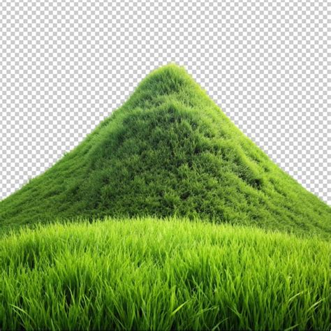 Grass Hill And Moutain Premium Ai Generated Psd