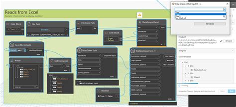 selecting excel worksheet to use in dynamo player dynamo player dynamo