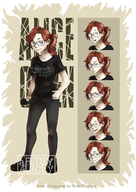 Alice Sprite Sheet By Artsyalicey On Deviantart