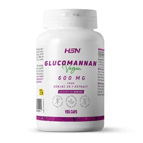 Glucomannan With Konjac Extract In 600mg Capsules