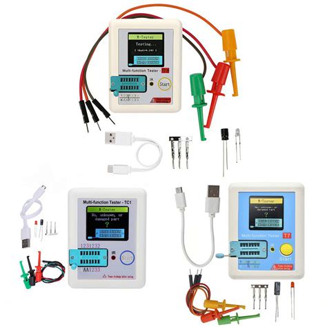 LCR TC LCR T TC T H Transistor Tester Multimeter Colorful Display TFT Diode Triode