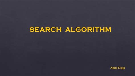 Searching Algorithm In Aiartificial Intelligence Pdf