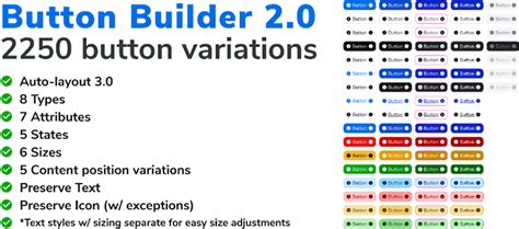 Button Builder 2 0 With Auto Layout 3 0 Figma