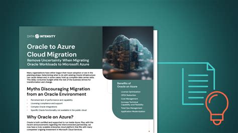 Oracle To Azure Cloud Migration Data Intensity