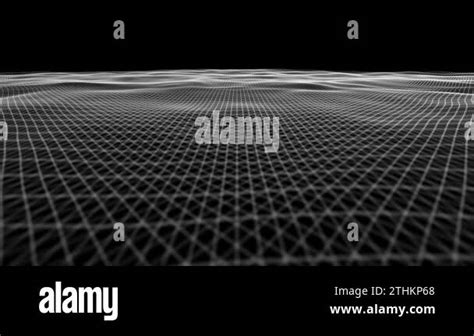 Abstract Digital Waving Lines Fx Background Loop 4k Animation Of An Abstract Background With