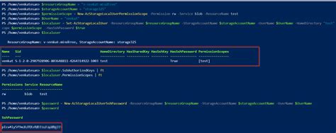Python 3 X Add Local User To Azure Storage Account With Sftp Enabled From Powershell Stack