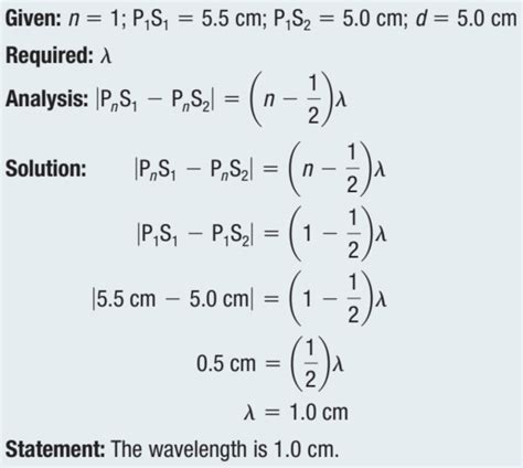 Lesson 5 Mathematics Of Two Point Source Interference Willowwood Lessons
