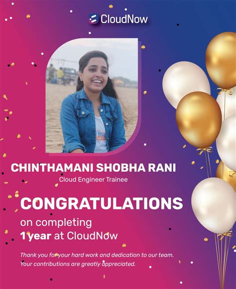 Cloudnow Technologies On Linkedin Oneyearanniversary