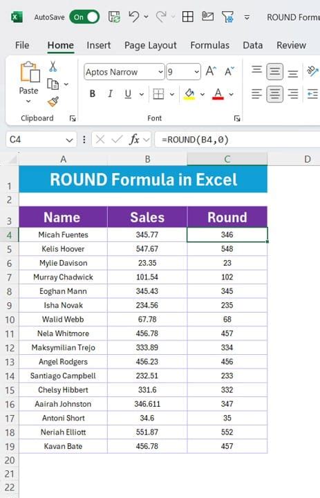 Round Formula In Excel With Examples 2 Pk An Excel Expert
