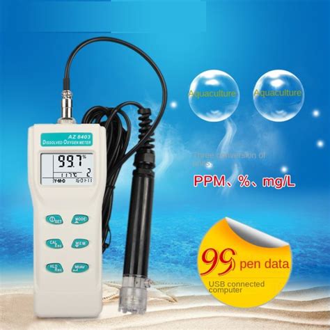 Az8403 Portable Dissolved Oxygen Tester Aquaculture Dissolved Oxygen Water Testing Dissolved