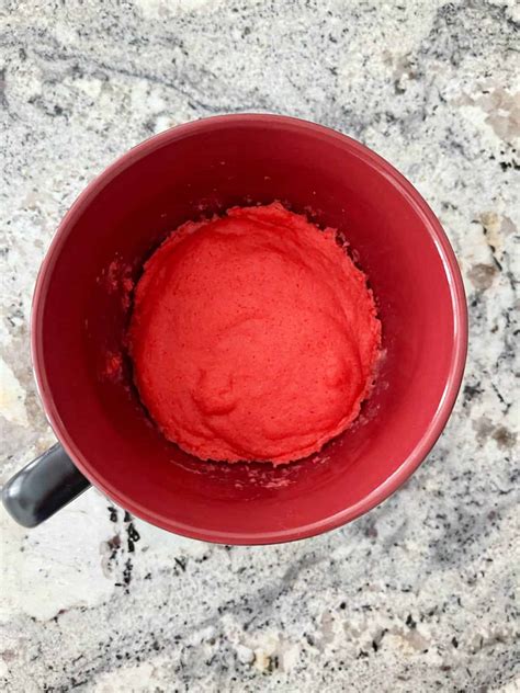 Microwave Mug Jell O Cake • Simple Nourished Living