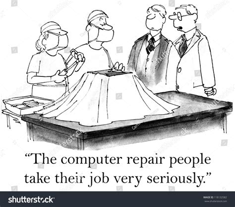 Serious Computer Repair Man Over 3 Royalty Free Licensable Stock Illustrations Drawings