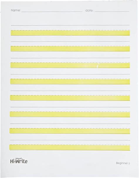 Fine Motor And Handwriting Development With Abilitations Hi Write Beginner Journal Paper