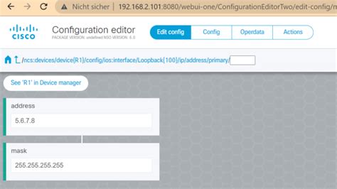 Cisco Nso Web Gui Introduction