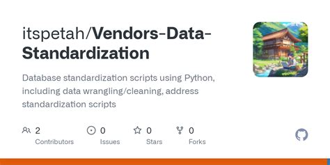 GitHub Itspetah Vendors Data Standardization Database