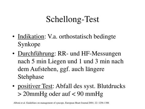 Ppt Synkopenabklärung Bedeutung Von Schellong Und Tilt Test Powerpoint Presentation Id 5721691