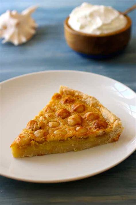 Macadamia Nut Pie Marshall Islands Traditional Food 196 Flavors