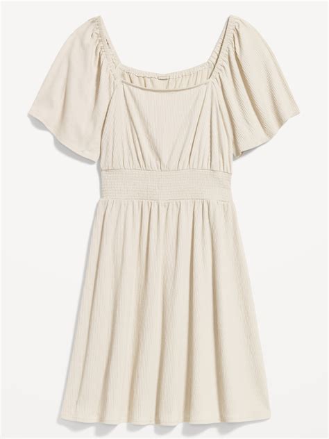 Waist Defined Flutter Sleeve Mini Dress Old Navy