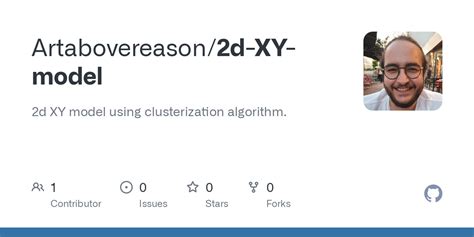 GitHub Artabovereason D XY Model D XY Model Using Clusterization Algorithm