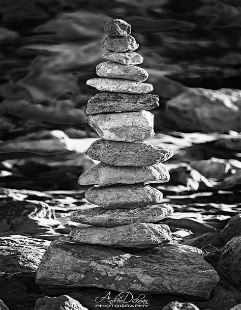 Rock Cairn Photograph By Andrew Dickman Fine Art America