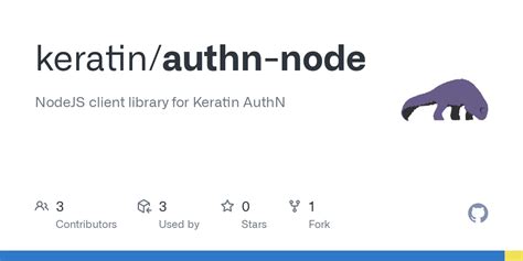 Github Keratinauthn Node Nodejs Client Library For Keratin Authn