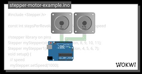 Stepper Motor O Copy Wokwi Esp32 Stm32 Arduino Simulator