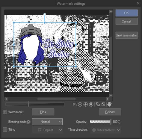 Saving Custom Export Settings