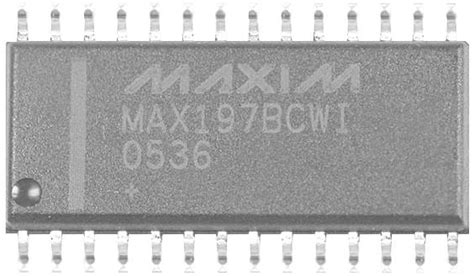 buy maxim integrated max197bcwi data acquisition ic adc dac tube