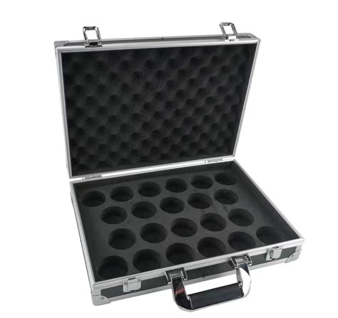 22pcs Aluminum Snooker Ball Case Aluminum English Pool Ball Carrying
