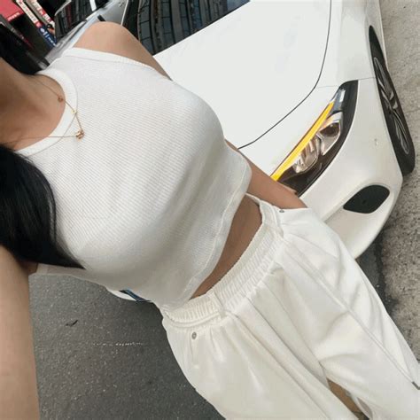 팬지 면 모달 민소매 나시 크롭 골지 라운드 여름 라운드넥 데일리 에이블리