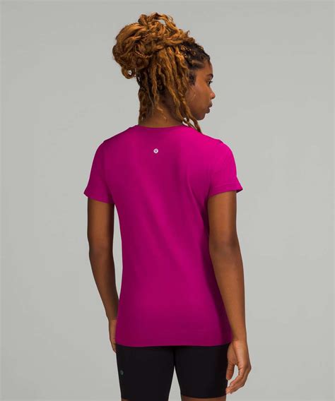 Lululemon Swiftly Breathe Short Sleeve Shirt Ripened Raspberry