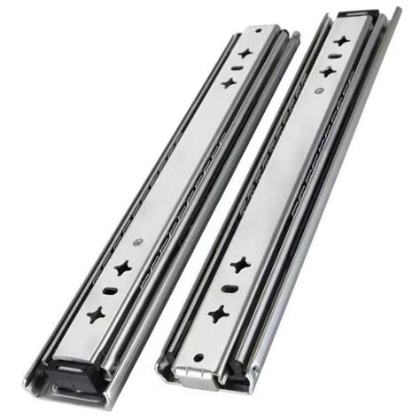 Drawer Guide 1pair 16inch Long Guide Slide Full Extension Steel 42x4